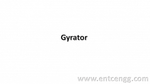 Gyrator in Microwave Engineering - Entc Engg