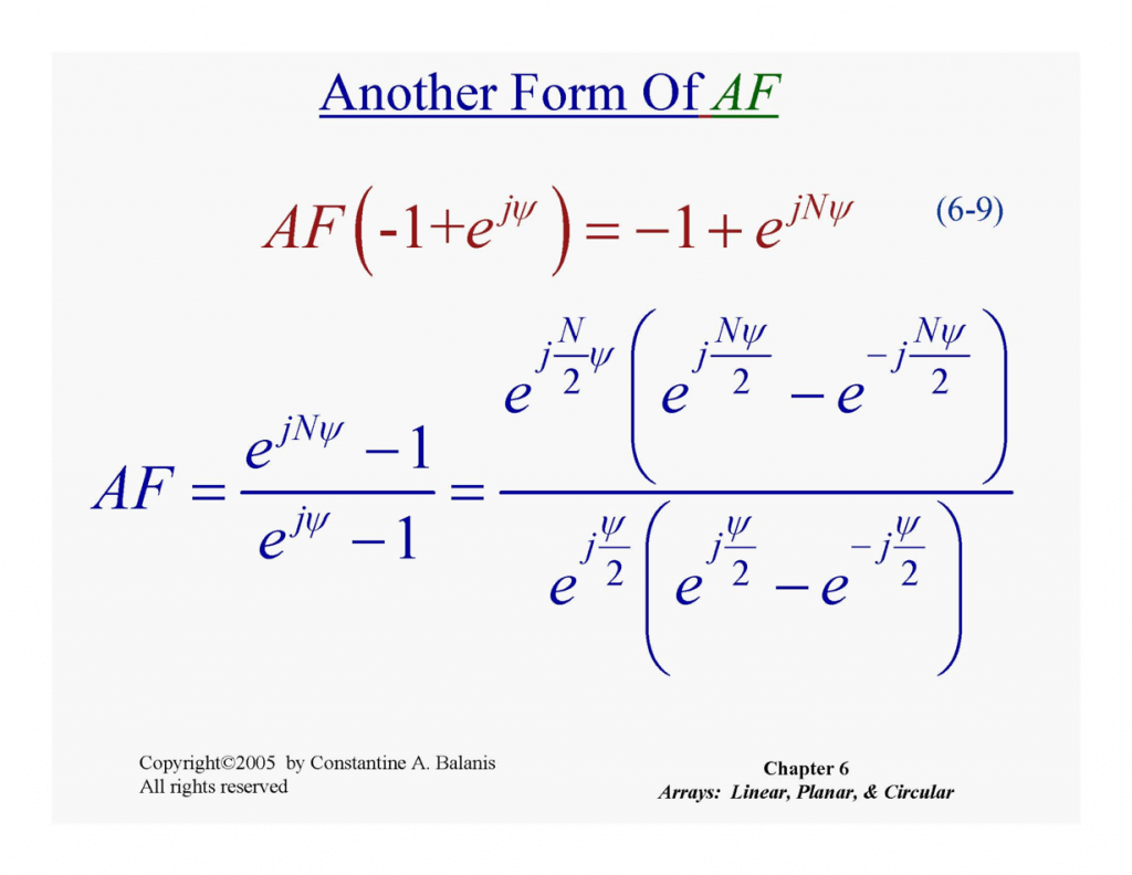 Antenna Array - Entc Engg