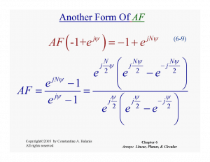 Antenna Array - Entc Engg