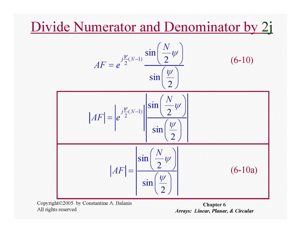 Antenna Array - Entc Engg